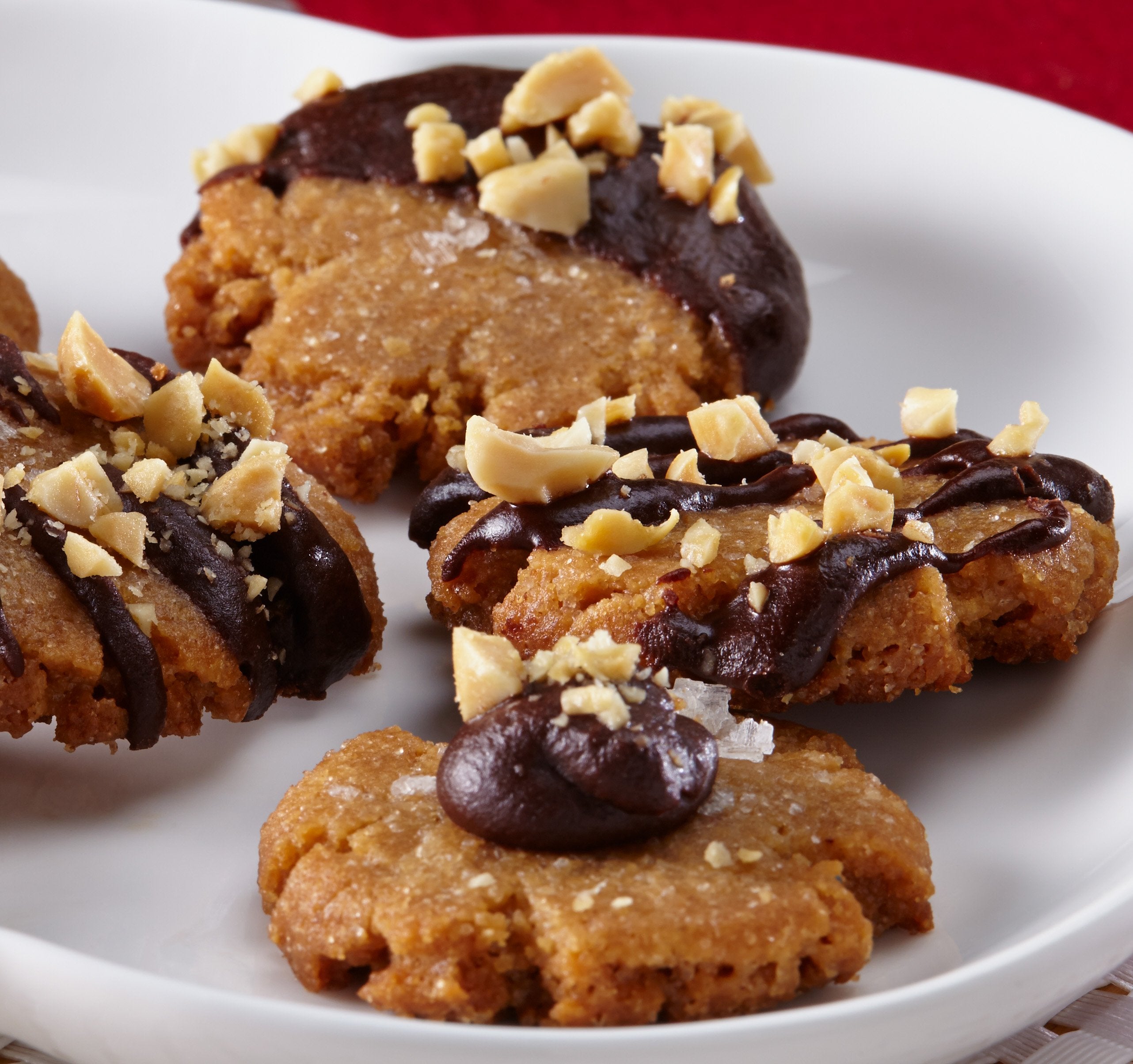 Ganache Topped Peanut Butter Cookies – Anolon