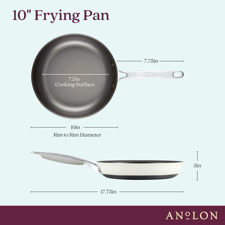 10-Inch Hard Anodized Nonstick Frying Pan – Anolon