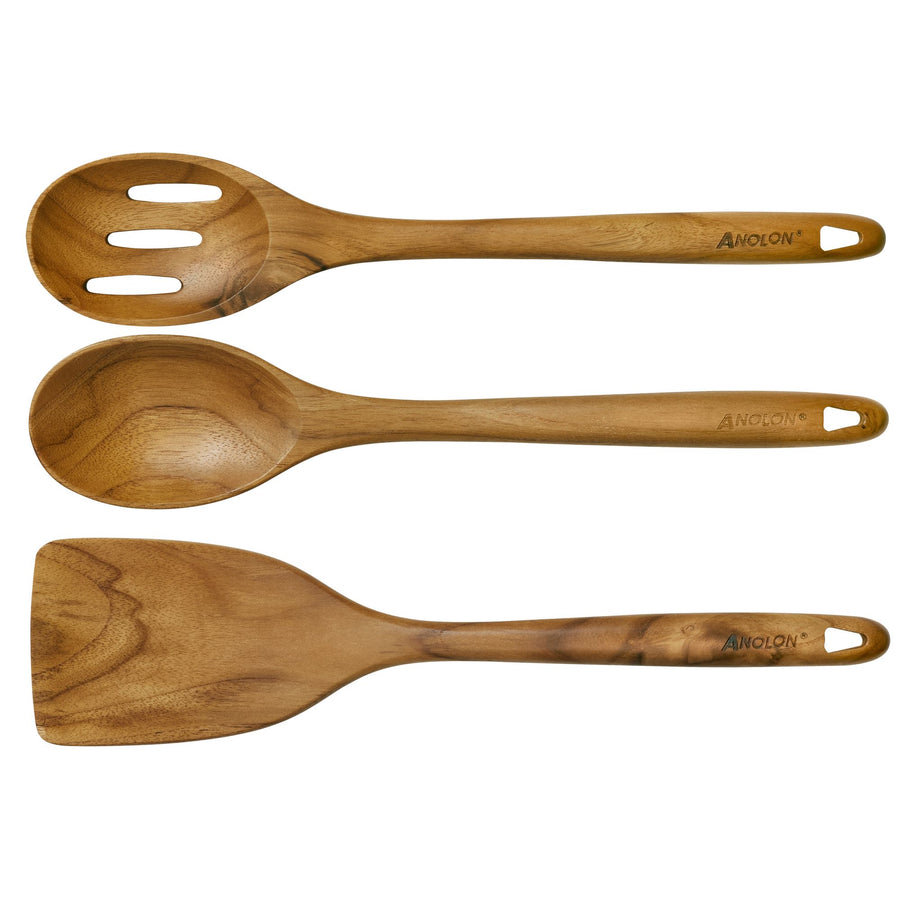 3-Piece Teak Tool Set – Anolon